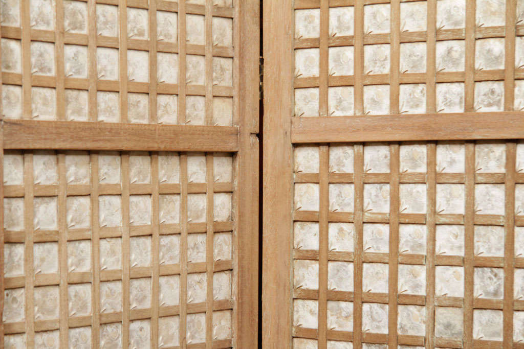 Capiz Shell Window Element Screens For Sale at 1stDibs