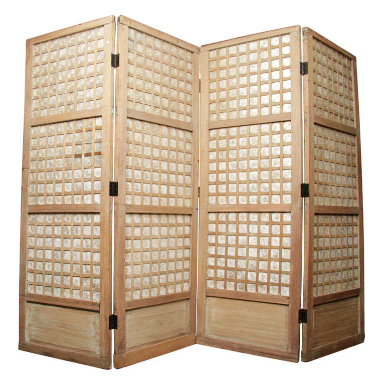 Capiz Shell Window Element Screens For Sale at 1stDibs