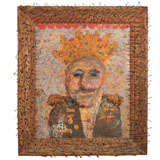 Folk Art Augusto Pinochet Painting at 1stDibs