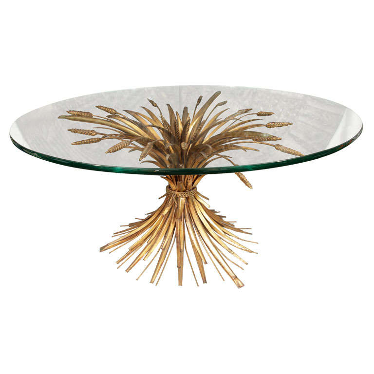 Classic Sheaf of Wheat Coffee Table at 1stDibs