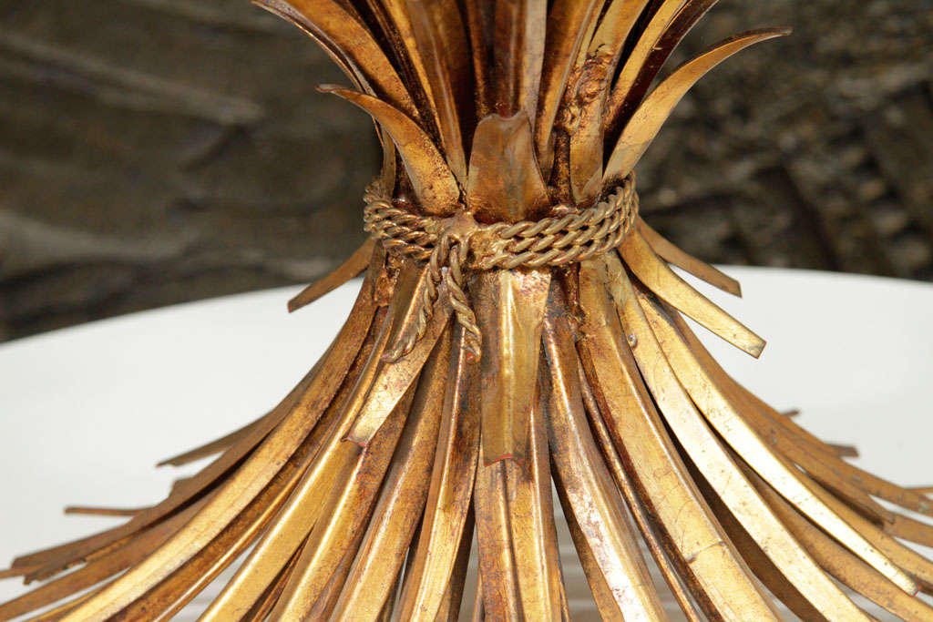 Classic Sheaf of Wheat Coffee Table at 1stDibs