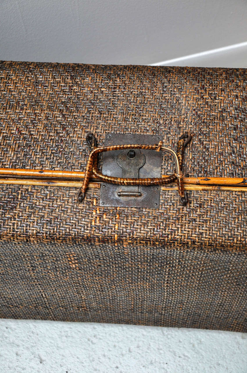 Vintage Wicker Suitcase at 1stDibs | antique wicker suitcase, wicker ...