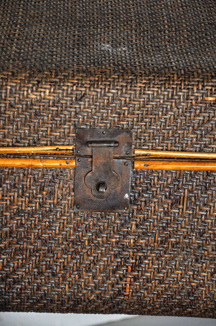 Vintage Wicker Suitcase at 1stDibs | antique wicker suitcase, wicker ...