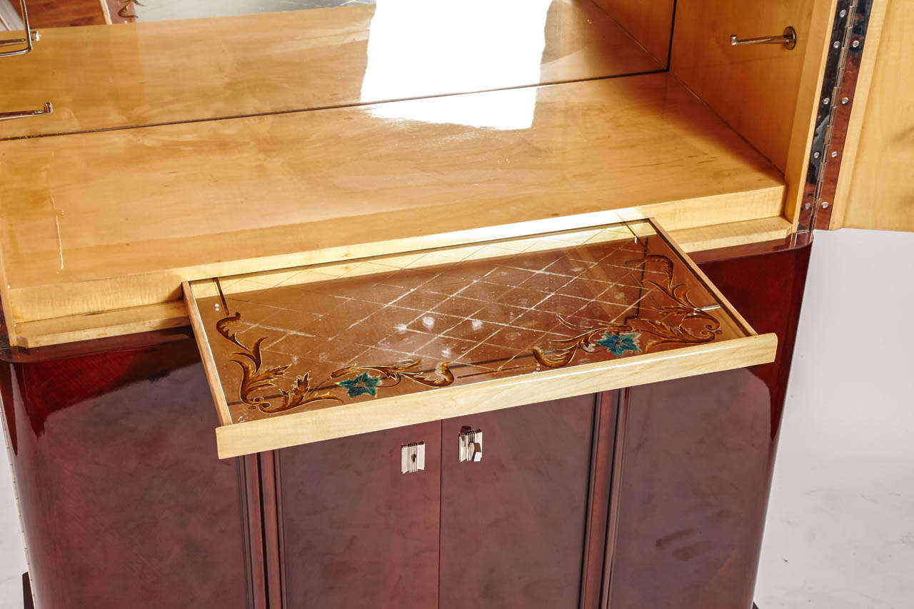 1940s Cocktail Bar Cabinet For Sale at 1stDibs | 1940s cocktail cabinet