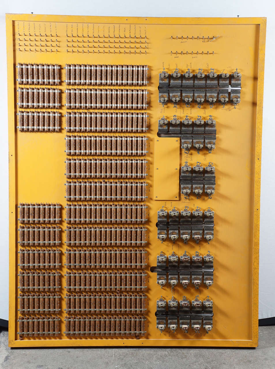 Tryptic Circuitry Board of a Church Organ, circa 1930 For Sale at 1stDibs