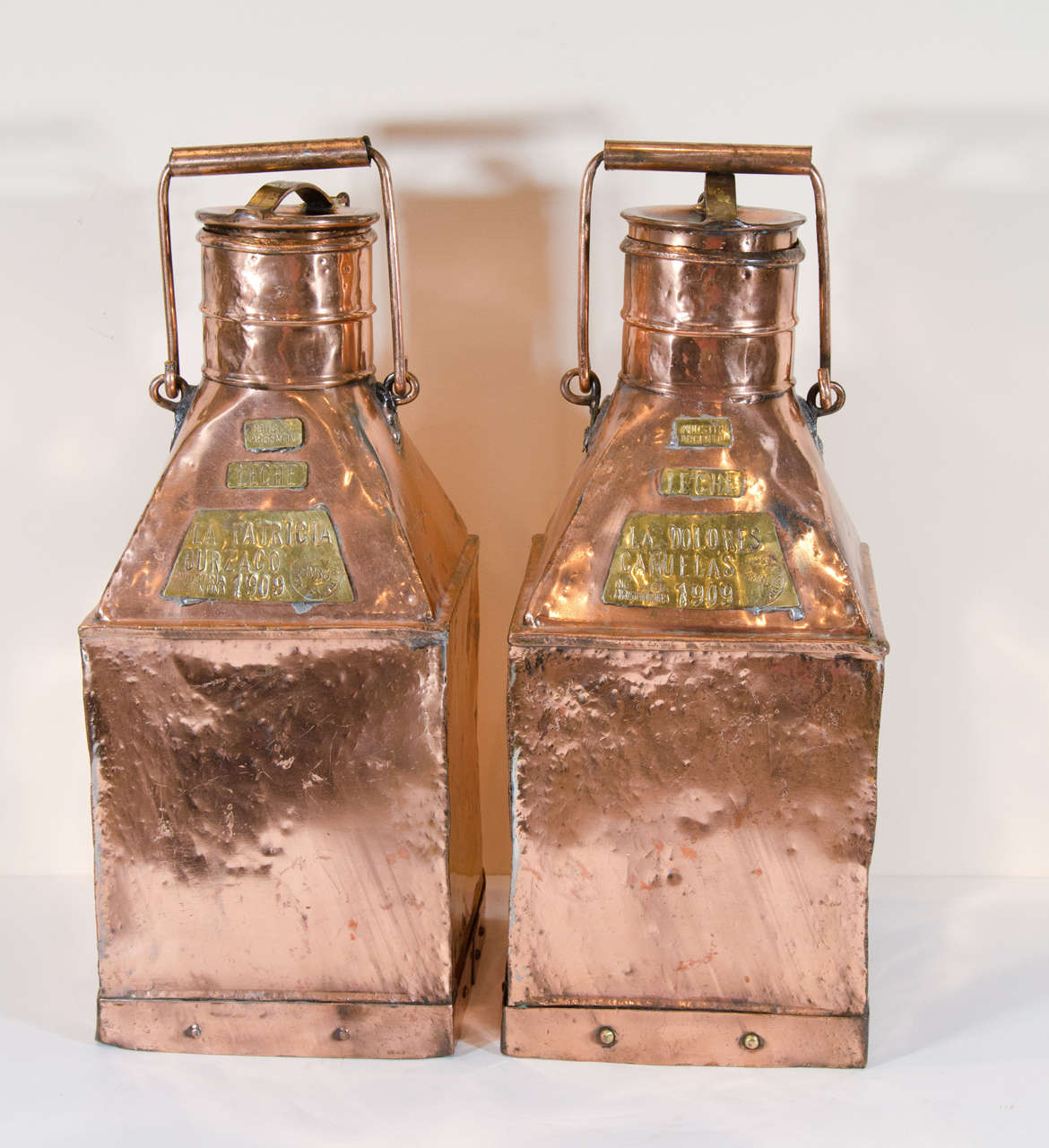 Antique Copper Milk Containers at 1stDibs