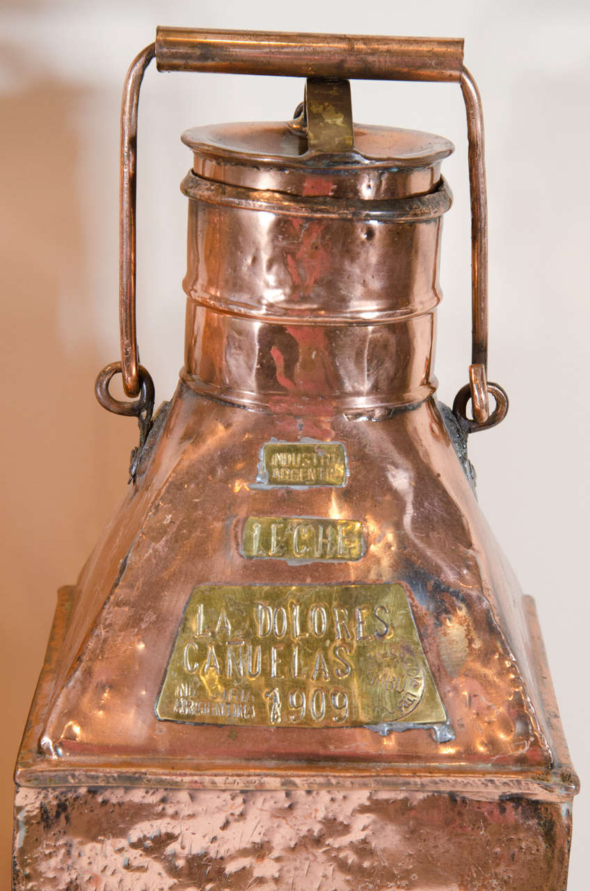 Antique Copper Milk Containers at 1stDibs