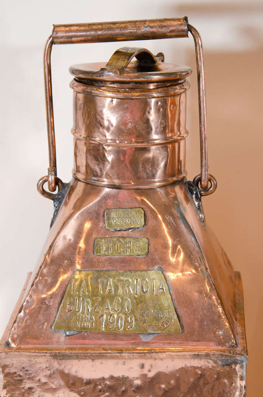 Antique Copper Milk Containers at 1stDibs