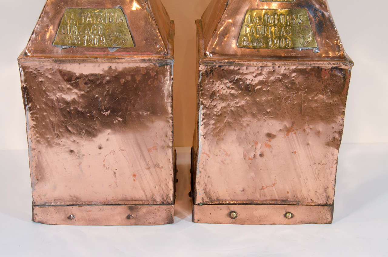 Antique Copper Milk Containers at 1stDibs
