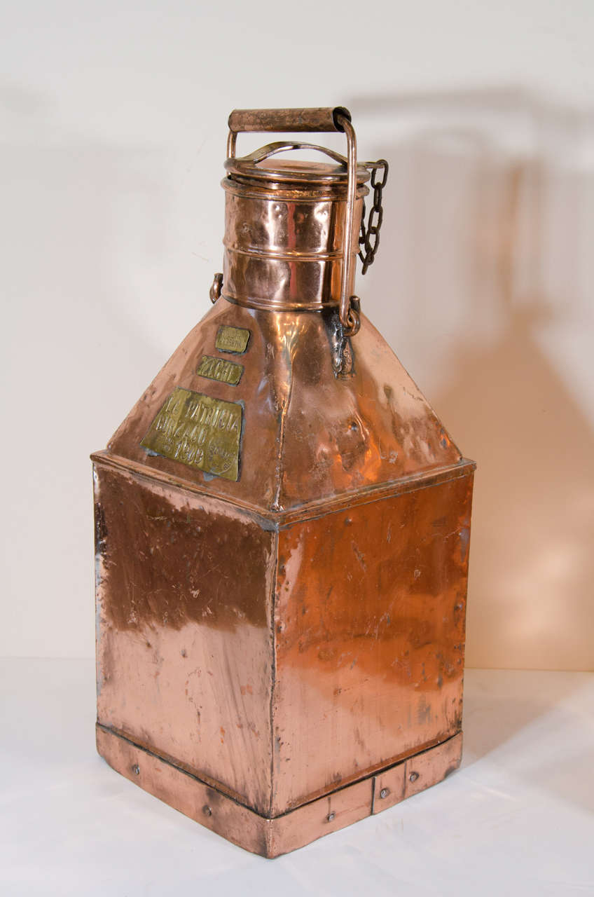 Antique Copper Milk Containers at 1stDibs