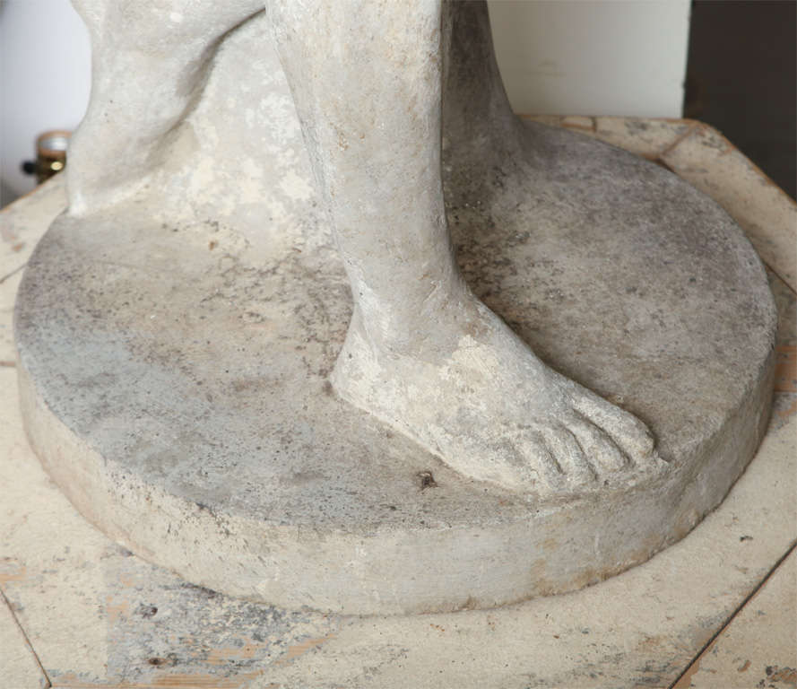 Discus Thrower Concrete Garden Statue at 1stDibs | discus statue ...