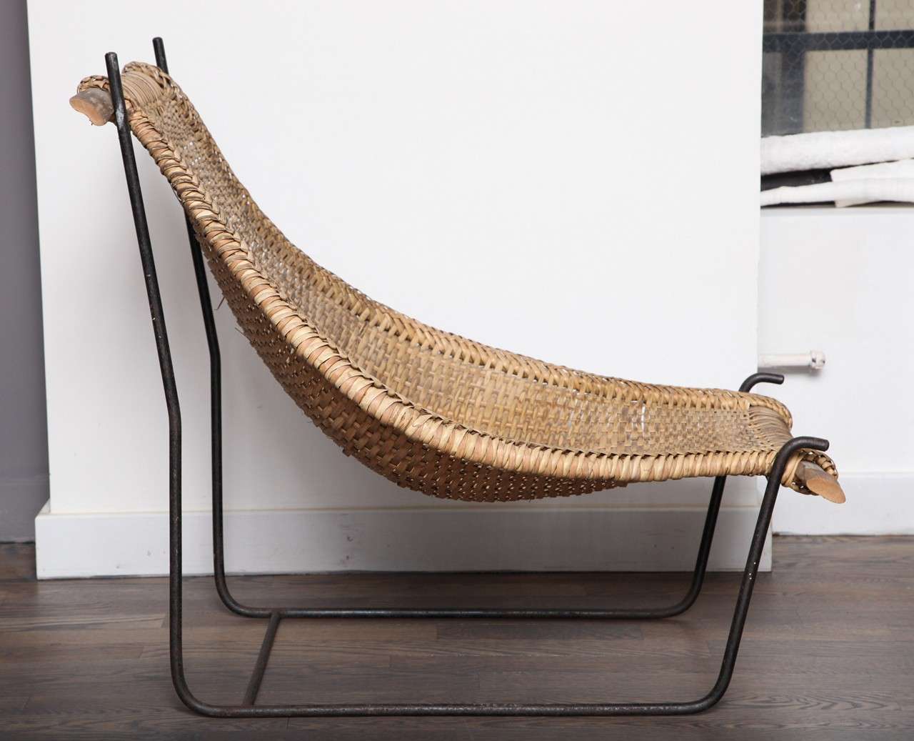 Scandinavian Rush Chair at 1stDibs