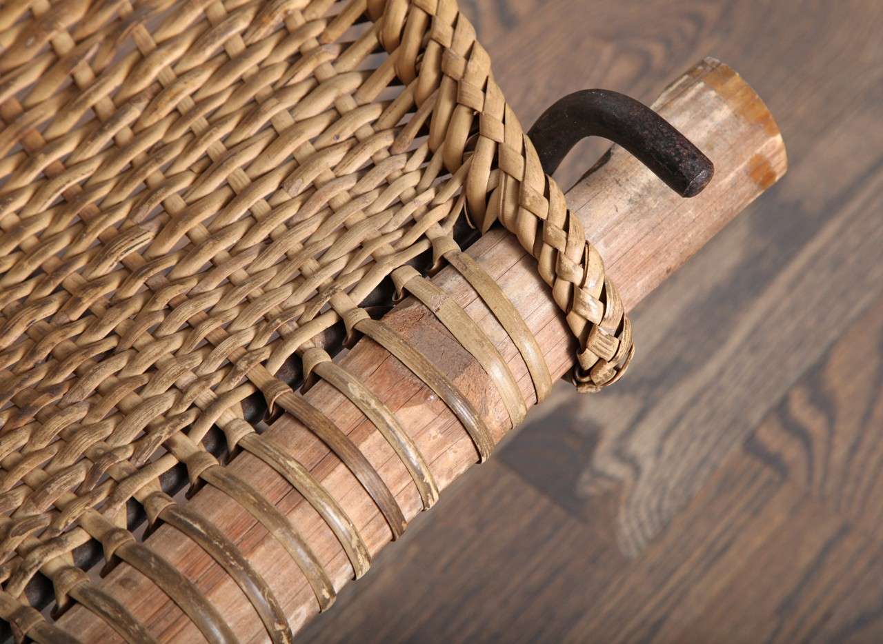 Scandinavian Rush Chair at 1stDibs