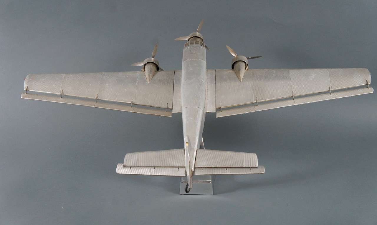 German Aircraft Model of JU52 at 1stDibs