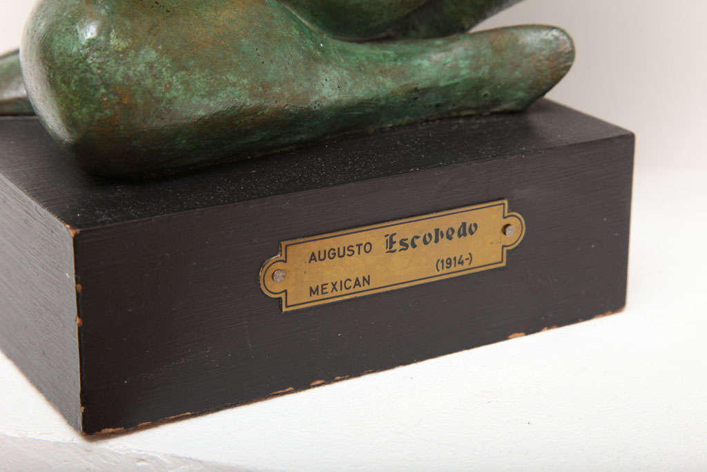 Bronze Sculpture "The Kiss" by Augusto Escobedo at 1stDibs