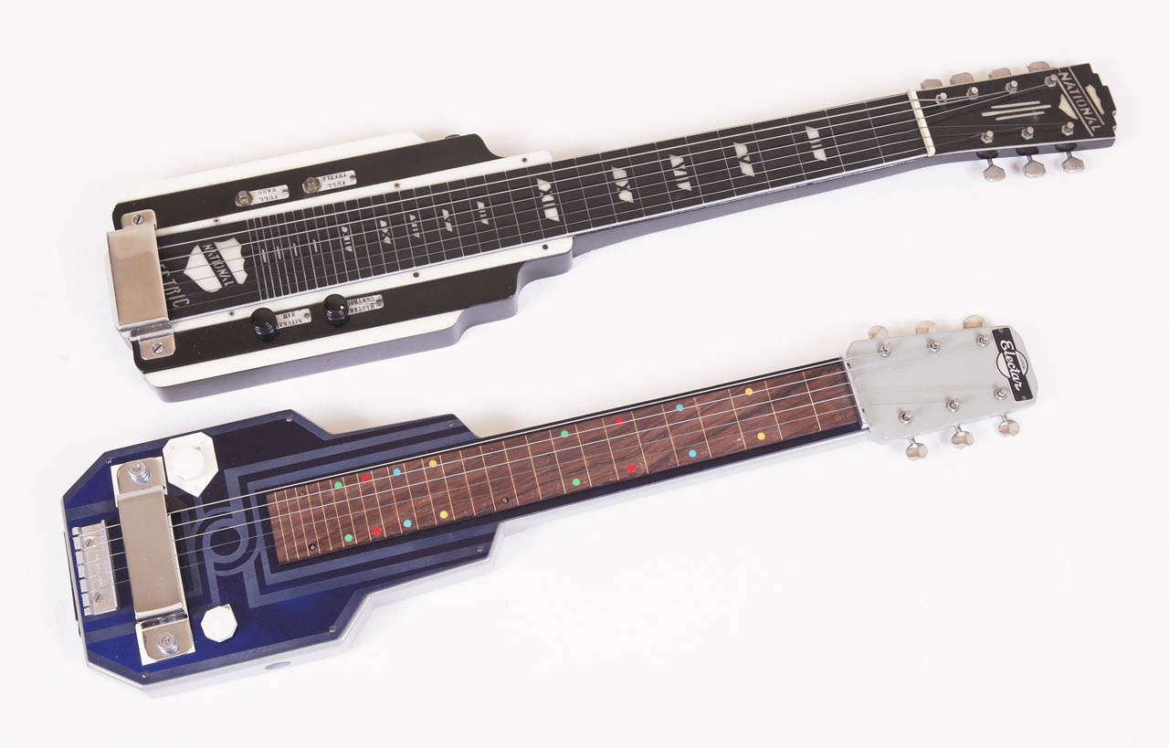 Art Deco Machine Age Electar Epiphone Lap Steel Guitar, Patented Design ...