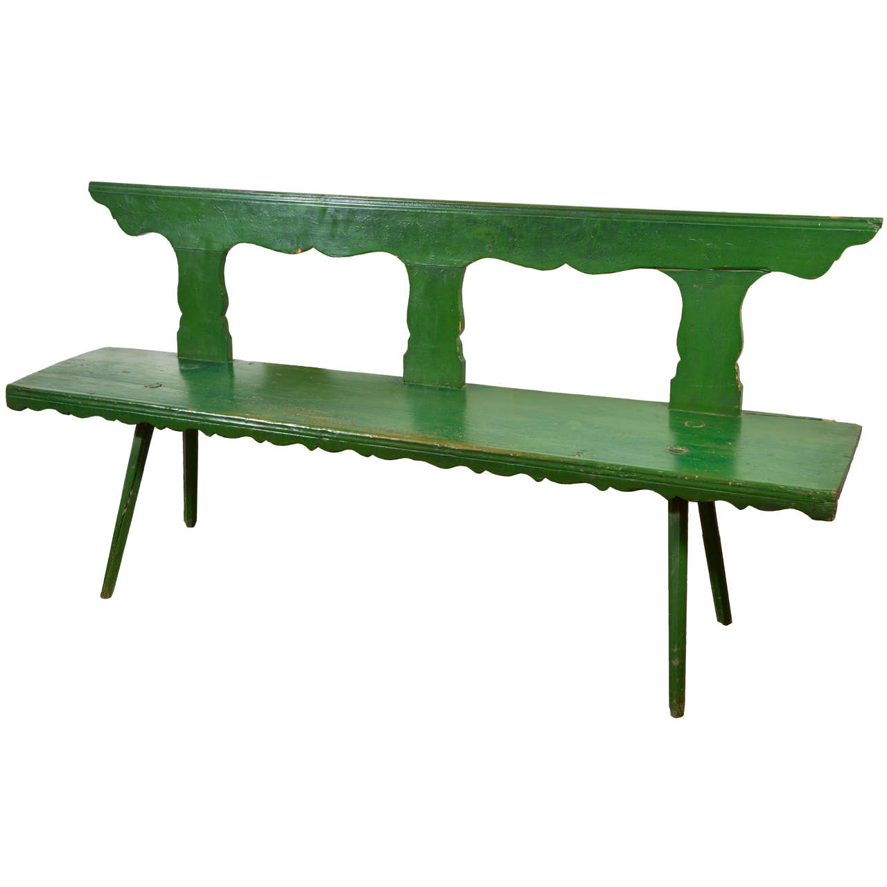 20th Century Primitive Farm Settle at 1stDibs
