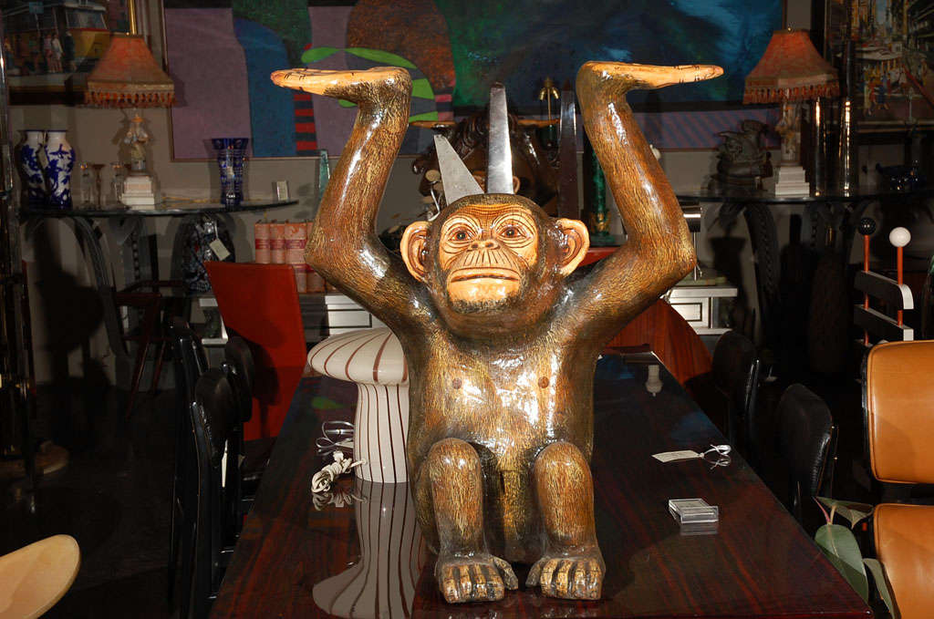 Sergio Bustamente Papier Mache Monkey For Sale at 1stDibs | paper mache ...