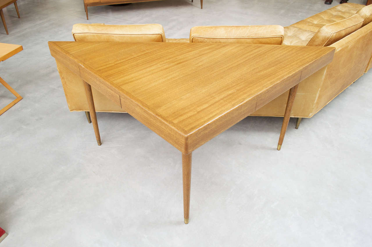 Harvey Probber - Triangular Corner Table at 1stDibs
