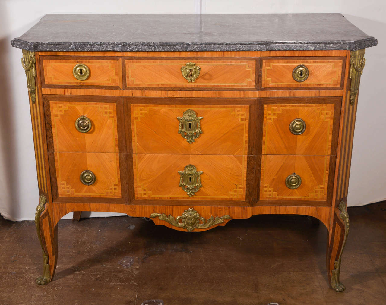 Transitional Louis XV-XVI Period Commode For Sale at 1stDibs
