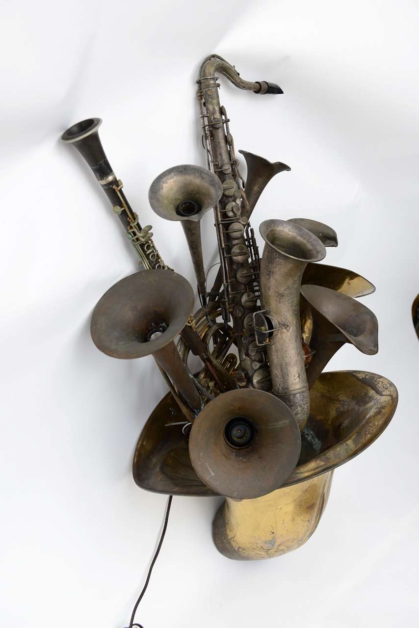 Musical Instruments Wall Light at 1stDibs