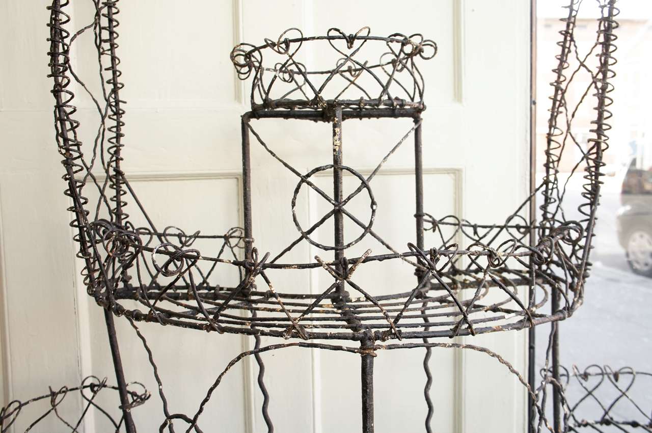 Victorian Wire Plant Grotto For Sale at 1stDibs