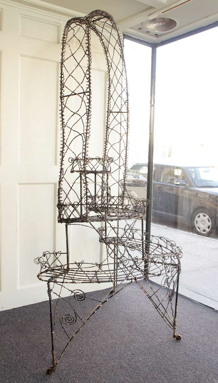 Victorian Wire Plant Grotto For Sale at 1stDibs