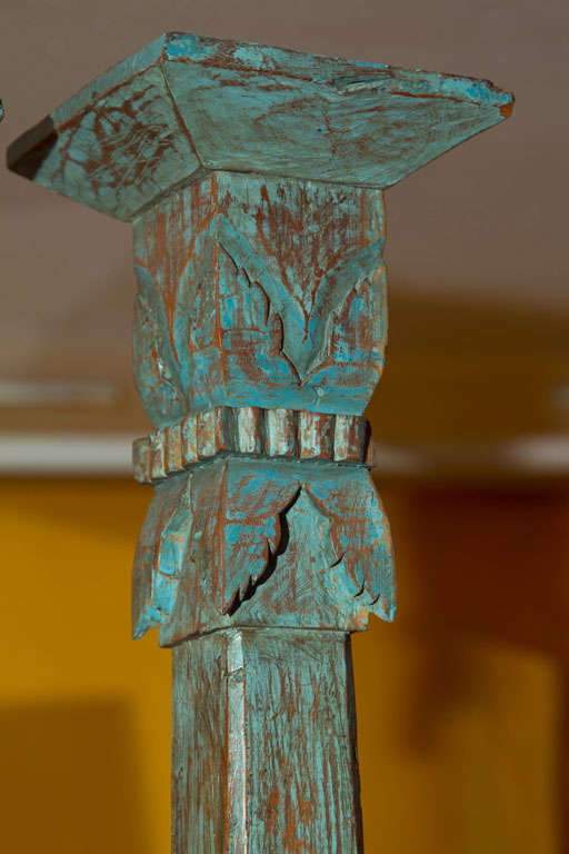 Pair of Balinese Columns 70" tall at 1stDibs