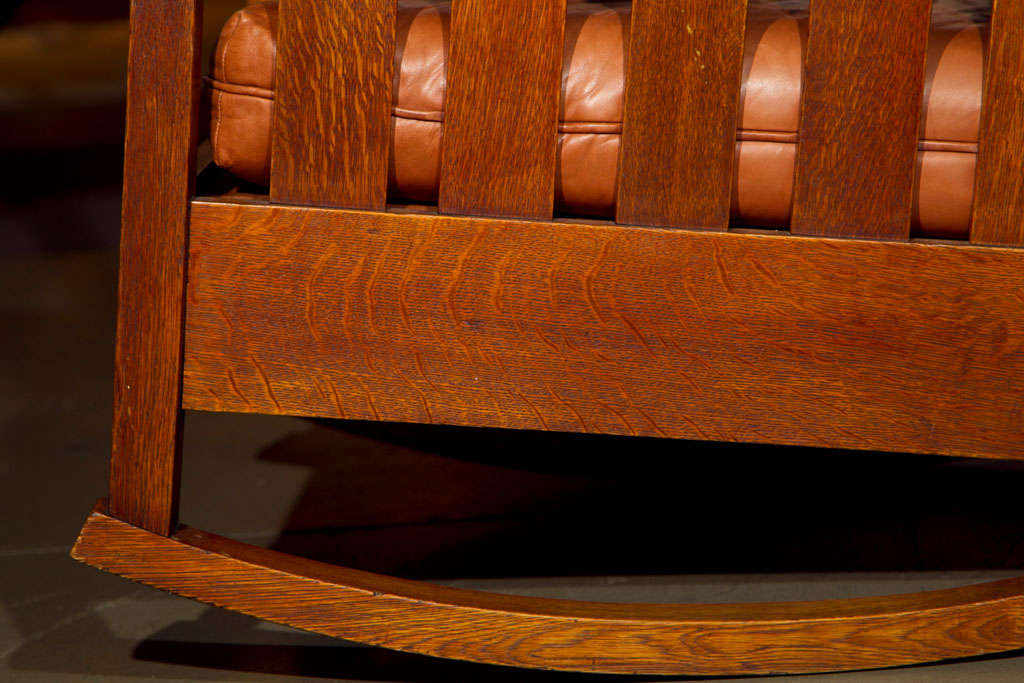 Gustav Stickley Five Slat Rocker #323 at 1stDibs | stickley rocker ...