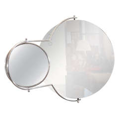 Double Mirror with articulating swivel arm at 1stDibs | articulating mirror
