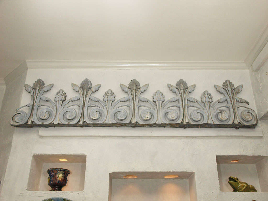 Architectural element made of zinc. France 19th century. For Sale at ...