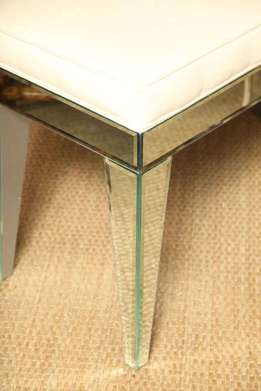 Mirrored Bench at 1stDibs