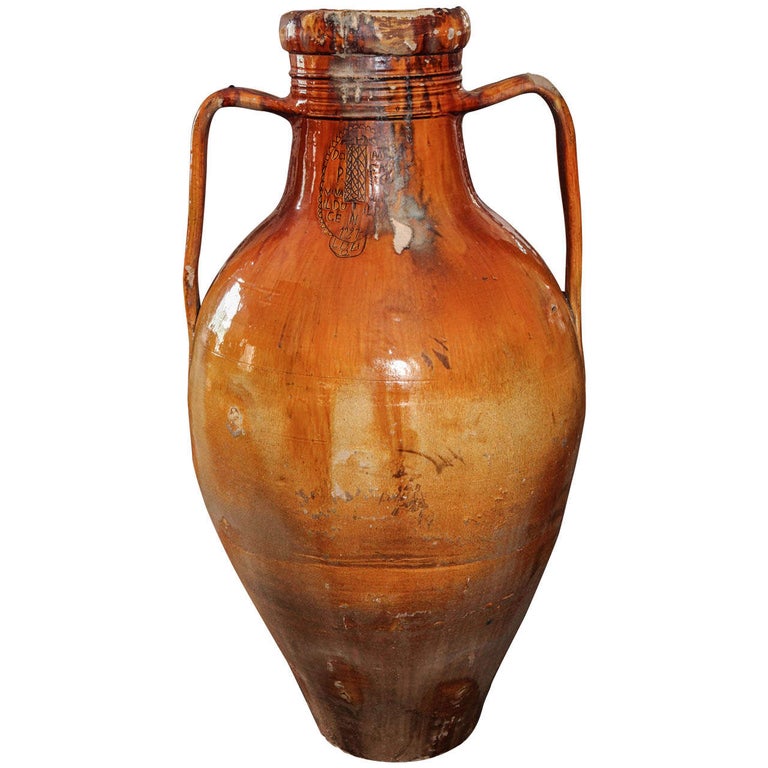 Large Sicilian Olive Jug For Sale at 1stDibs