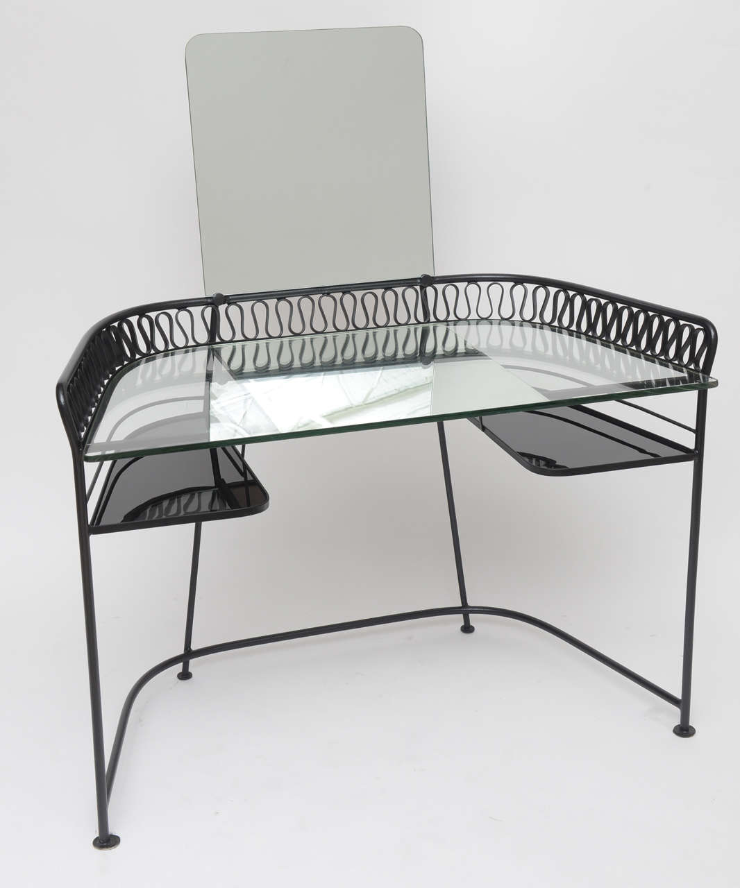 Wrought Iron Dressing Table by John Salterini at 1stDibs | wrought iron ...