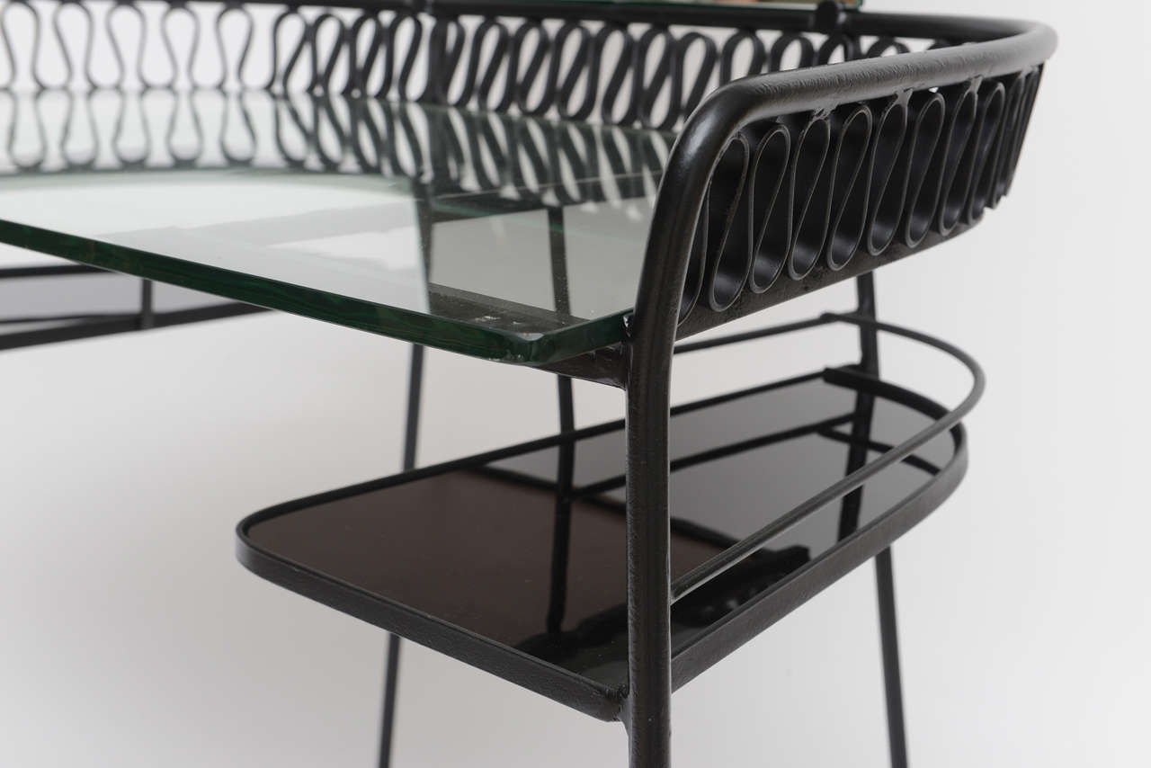 Wrought Iron Dressing Table by John Salterini at 1stDibs | wrought iron ...