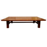 Japanese Keyaki Wood Table at 1stDibs