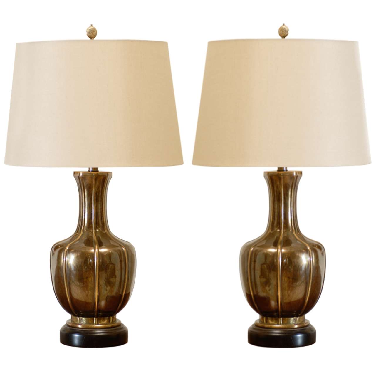 Pair of Vintage Frederick Cooper Lamps in Bronze at 1stDibs | frederick ...