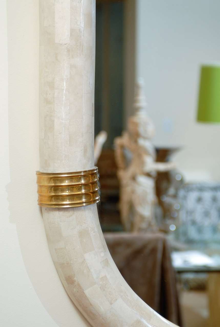 Karl Springer Style Mirror by Maitland- Smith at 1stDibs