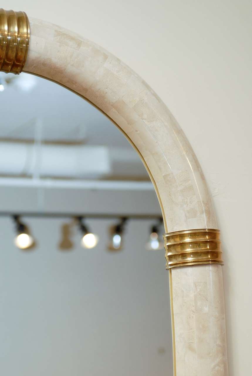 Karl Springer Style Mirror by Maitland- Smith at 1stDibs