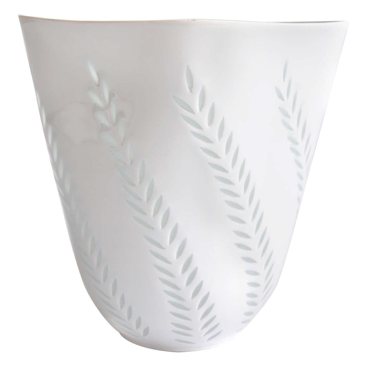 Rice Grain Porcelain Vase by Holzer-Kjellberg for Arabia at 1stDibs