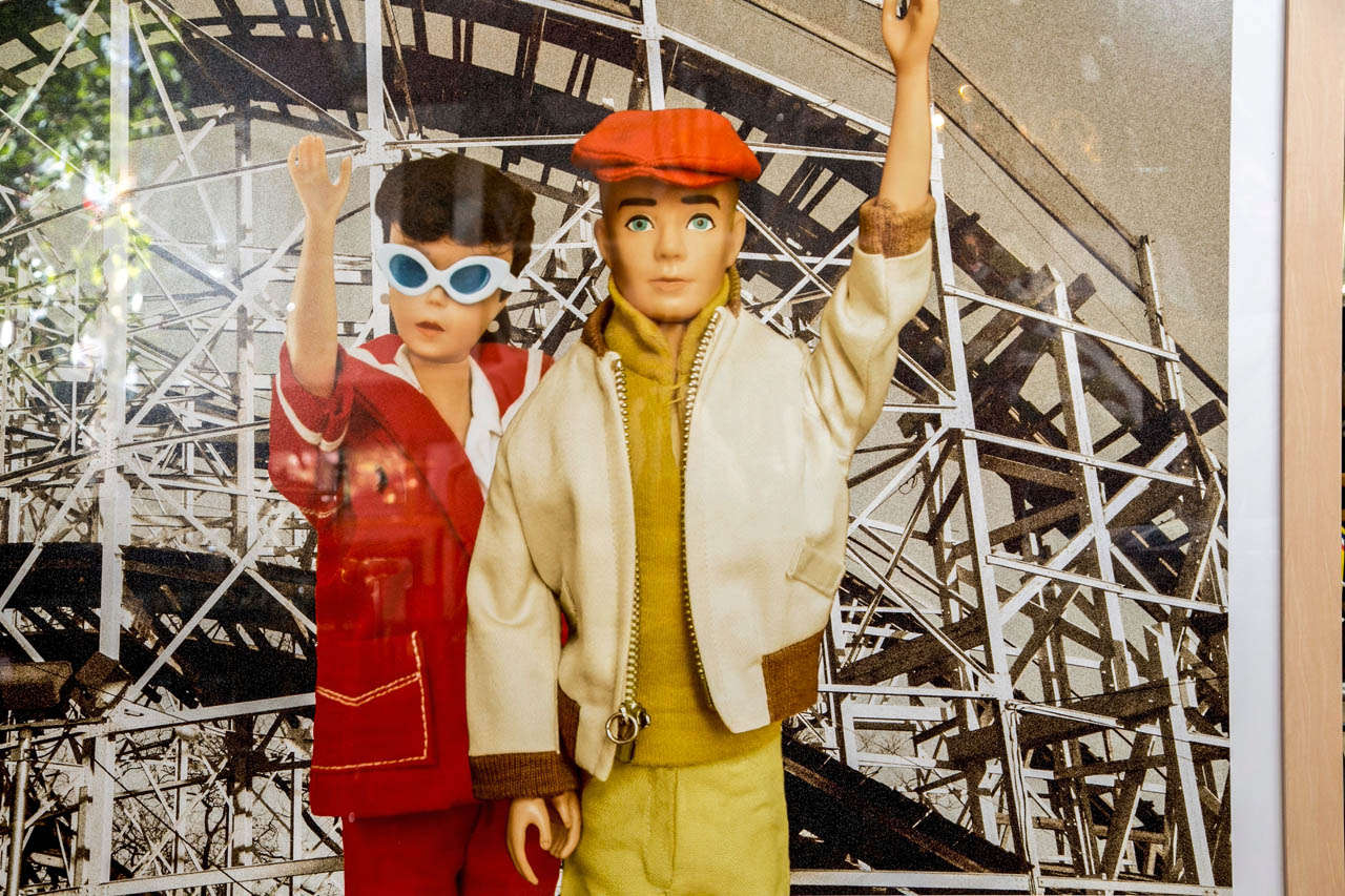 Large Scale Vintage Barbie and Ken Framed Photography Print at 1stDibs