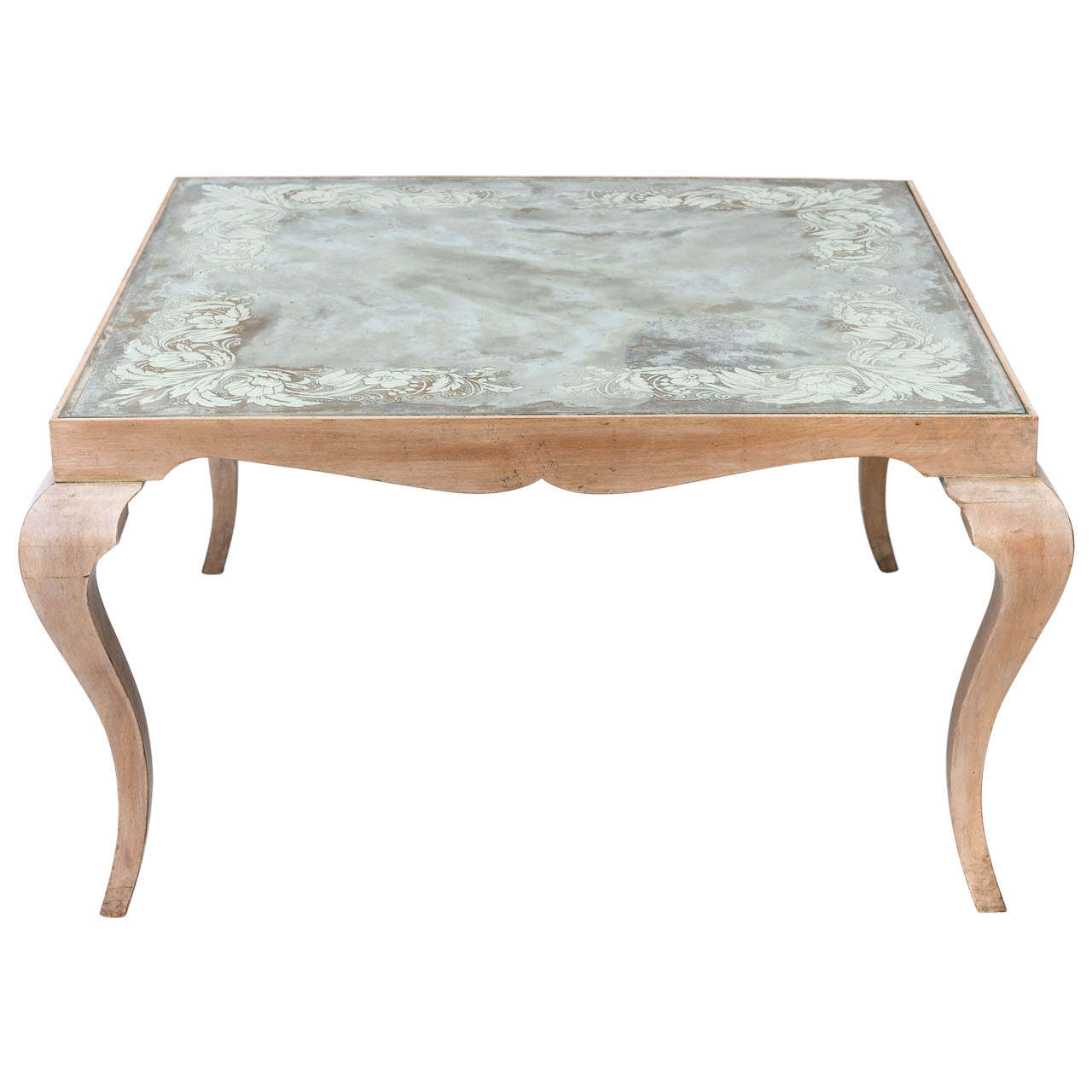 Spectacular French 40's Verre Eglomise Coffee Table at 1stDibs | 40s ...
