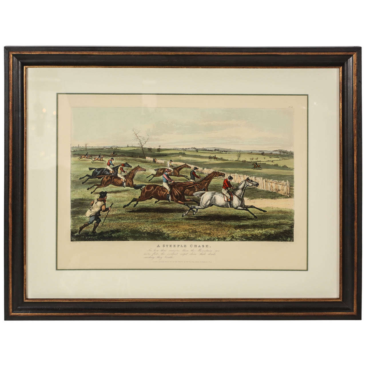 Alken Steeplechase Etching #3 at 1stDibs