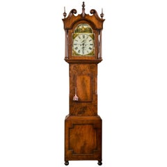 English Mahogany Tall Case Clock at 1stDibs