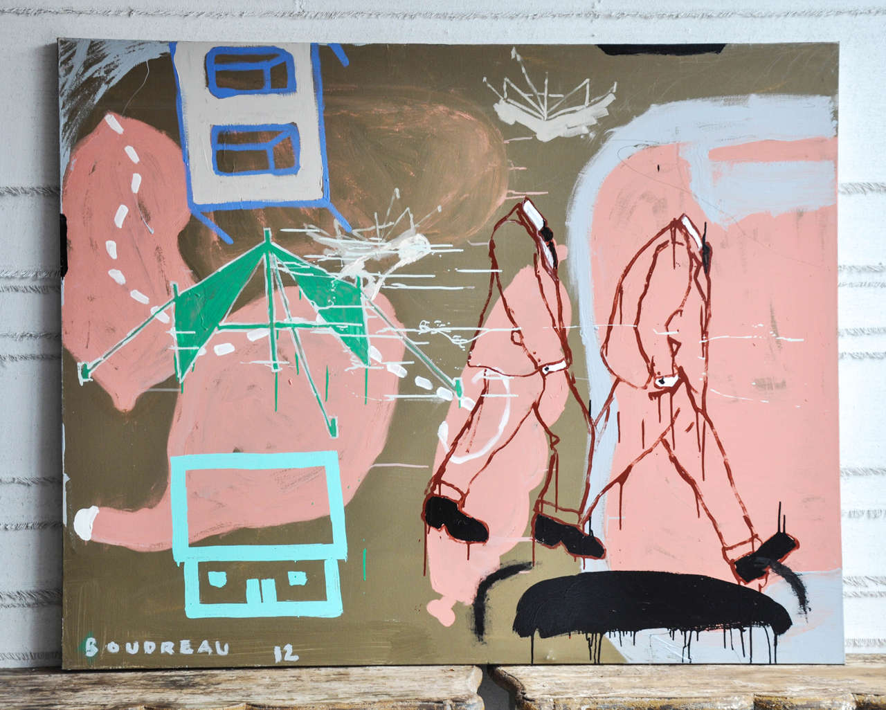 Joe Boudreau Original Art Painting at 1stDibs