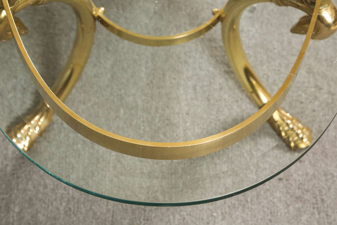 Brass Goose Head Table at 1stDibs | goose table