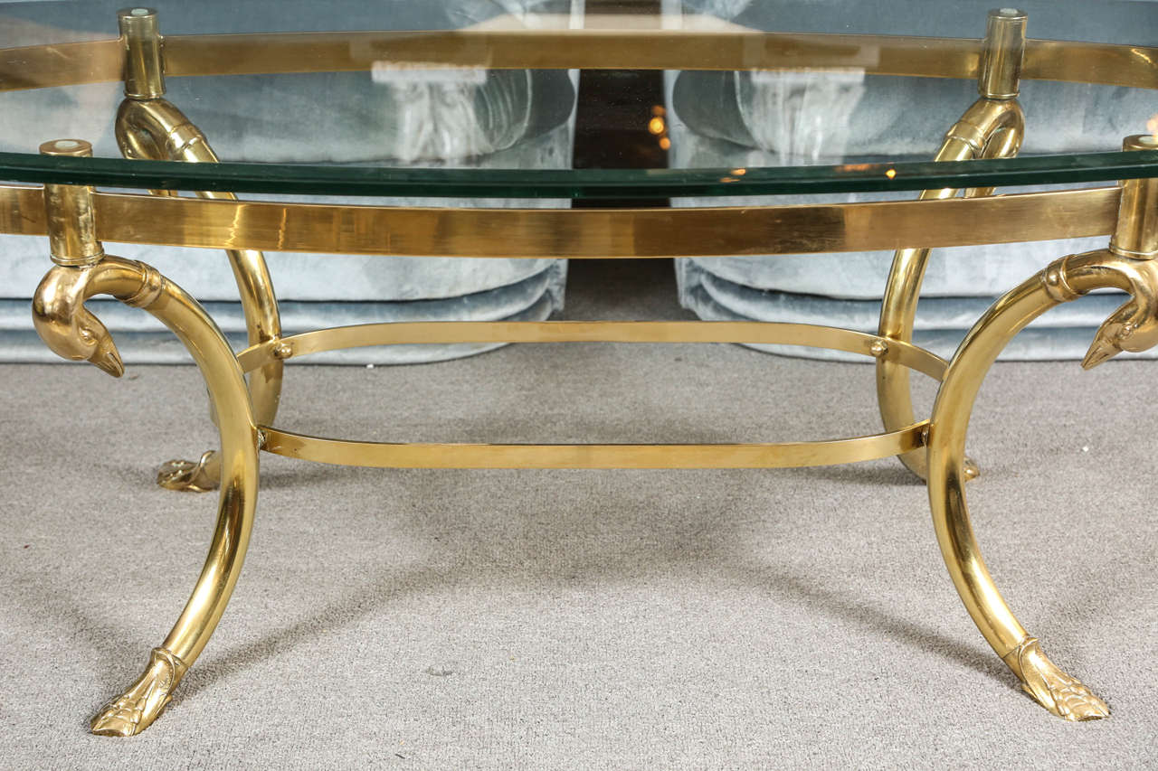 Brass Goose Head Table at 1stDibs | goose table