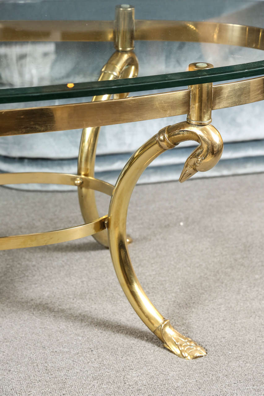 Brass Goose Head Table at 1stDibs | goose table