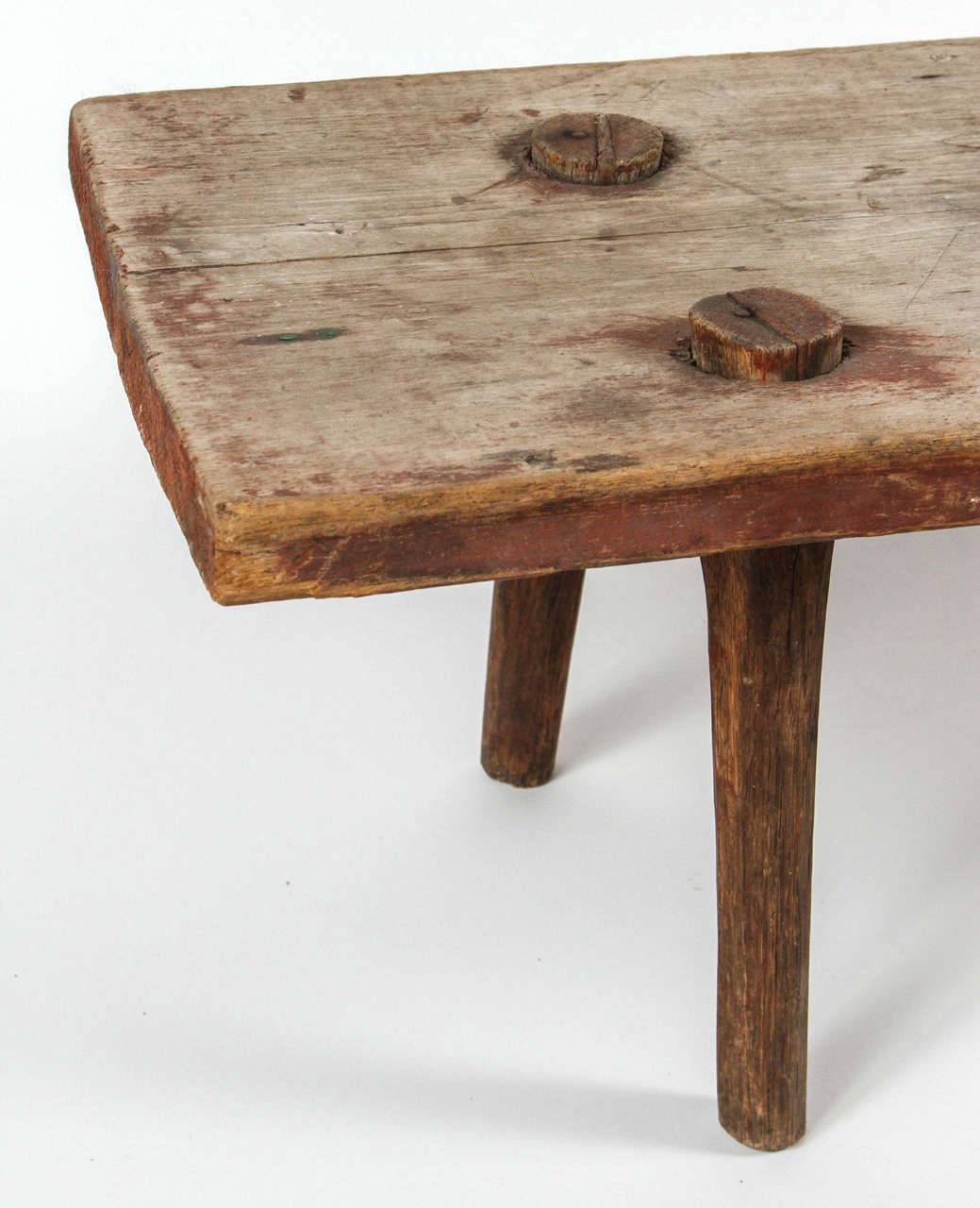 Primitive Farm Bench at 1stDibs