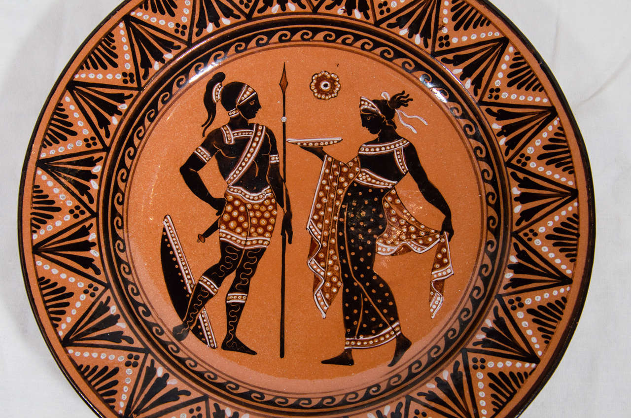 Naples Giustiniani Etruscan Dish at 1stDibs